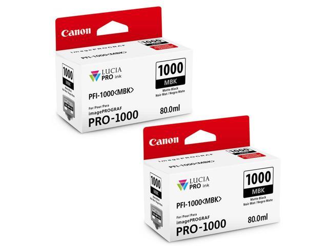 Click here for Canon 2 pack PFI-1000 MBK Matte Black LUCIA PRO in... prices