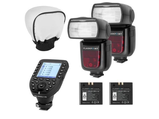 Click here for Flashpoint 2x Zoom Li-on R2 TTL+Glow Bounce Diffus... prices