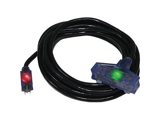Click here for Milspec 25 Pro Glo SJTW Triple Tap Extension Cord... prices