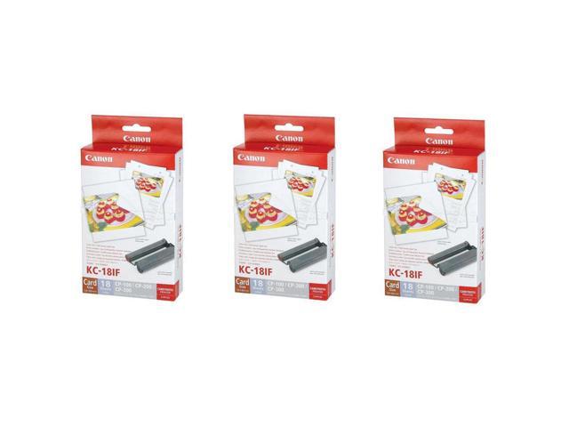 Click here for Canon 3 Pack KC-18IF Color Ink/Label Set #7741A001... prices