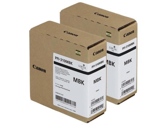 Click here for Canon 2 Pack PFI-310 330ml Matte Black Pigment Ink... prices