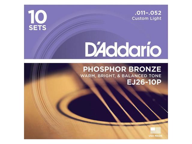Click here for DAddario EJ26 Phosphor Bronze Acoustic Guitar Stri... prices