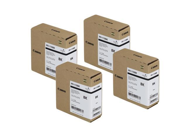 Click here for Canon Canon PFI-110 Pigment Ink Tank (4 Pack  Blac... prices