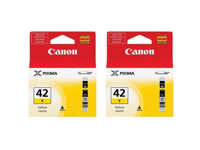 Click here for Canon 2 Pack CLI-42 Yellow Ink Cartridge #6387B002... prices
