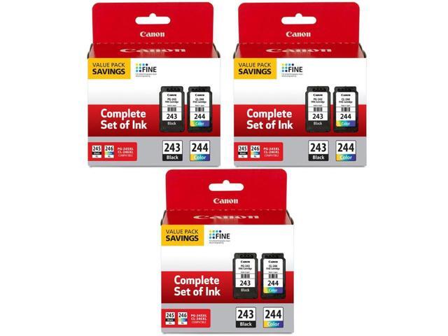 Click here for Canon 3 Pack Ink Package w/PG-243 Black  CL-244 Co... prices