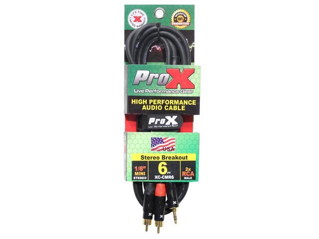 Click here for ProX XC-CMR6 6 1/8 (3.5mm) TRS to Dual RCA-M High... prices