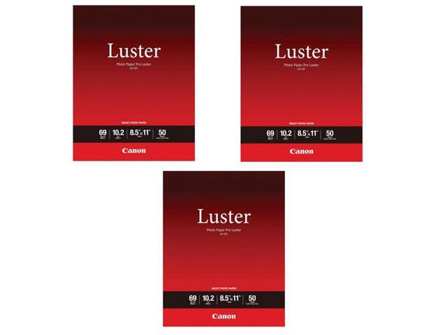 Click here for Canon 3 Pack LU-101 Pro Luster Photo Paper (8.5x11... prices