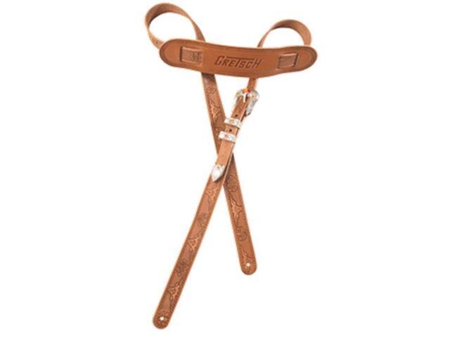 Click here for Gretsch Tooled Vintage Leather Guitar Strap  Russe... prices
