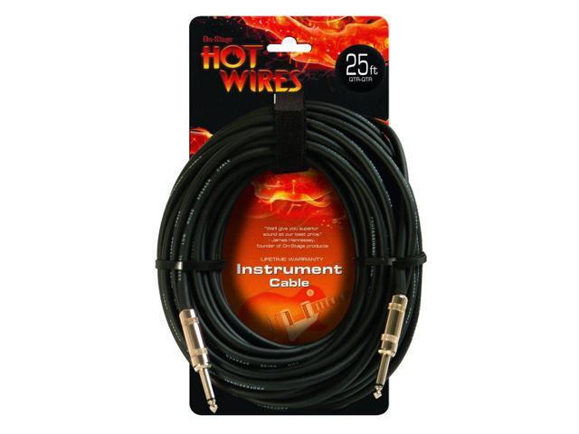Click here for On-Stage IC-25 25 Instrument Cable with QTR-QTR Co... prices