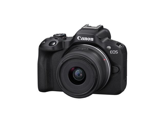 Canon Eos R50 Mirrorless Camera with Rf-s 18-45mm f/4.5-6.3 Is Stm Lens  White - Black