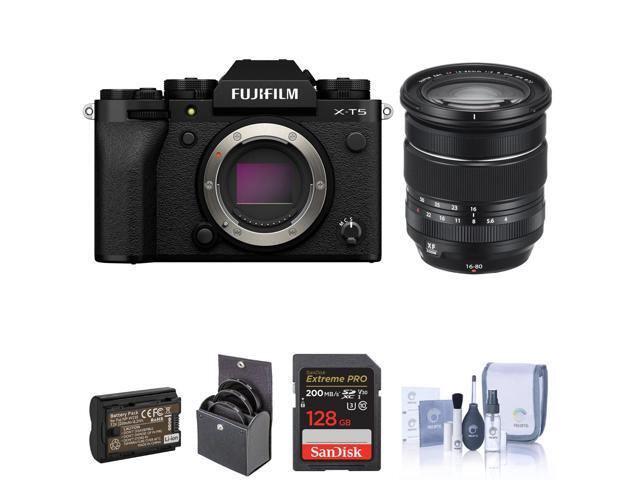 Click here for Fujifilm X-T5 Camera  Black w/ XF 16-80mm f/4.0 R... prices
