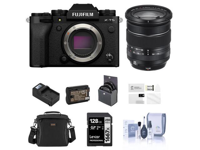 Click here for Fujifilm X-T5 Camera  Black w/ XF 16-80mm f/4.0 R... prices