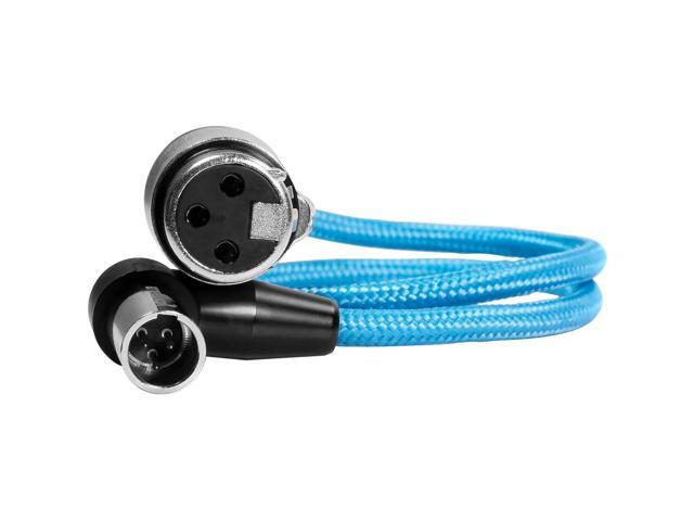 Click here for Kondor Blue 17 Right Angle Mini XLR to XLR Audio C... prices
