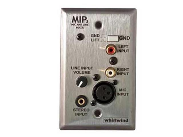 Click here for Whirlwind MIP3 1-Gang Media Input Plate  Brushed S... prices