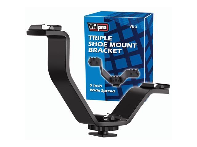Click here for VidPro 3-Level Triple Shoe Mounting Bracket prices