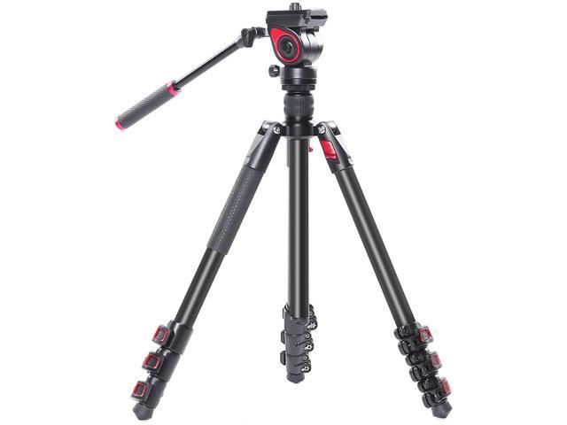 Click here for Came-TV TP-801A 4-Section Aluminum Video Tripod wi... prices