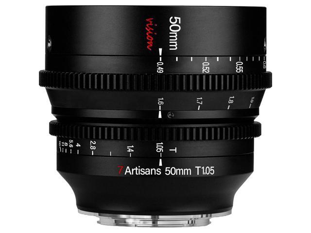 7artisans Photoelectric 50mm T1.05 Vision Cine Lens for Fujifilm X  Black