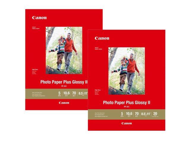 Click here for Canon 2 Pack PP-301 Photo Paper Plus Glossy II Ink... prices