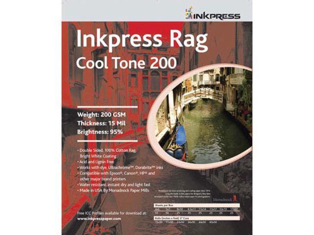 Click here for Inkpress Rag Cool Tone 200 Double Sided  Bright Wh... prices