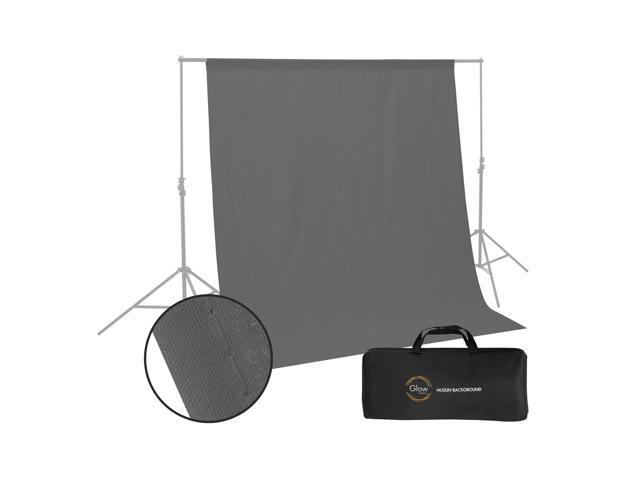 Click here for Glow Glow Muslin Backdrop - 10x10 (Grey) prices