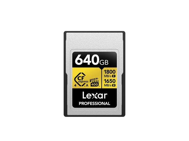 Click here for Lexar Gold Series Professional 640GB CFexpress 4.0... prices