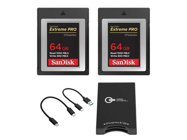 Click here for SanDisk 2 Pack Extreme PRO 64GB CFexpress Type-B M... prices