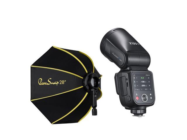 Click here for Flashpoint X100 TTL R2 On Camera Li-on Round Head... prices