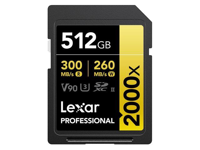 Click here for Lexar GOLD Series Professional 2000x 512GB UHS-II... prices