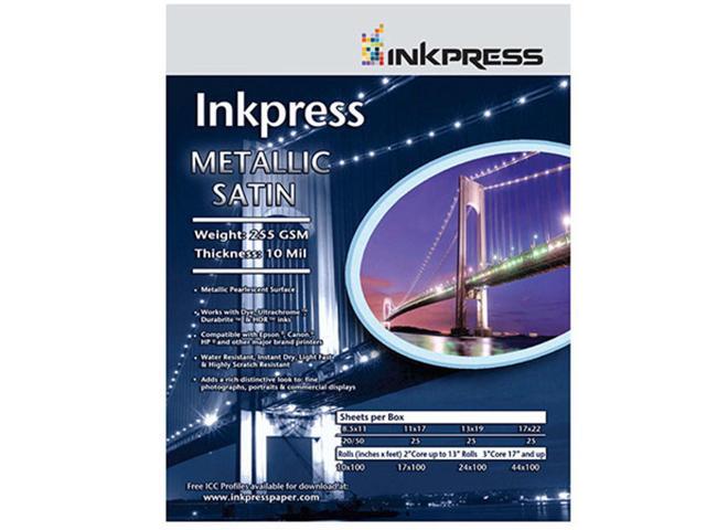 Click here for Inkpress Metallic Satin Inkjet Paper  255 gsm  10... prices