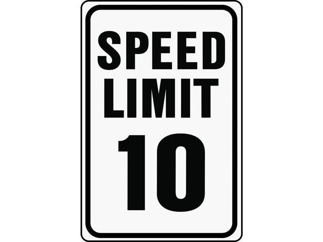 Click here for Hy-Ko Heavy-Duty Aluminum Sign  Speed Limit 10 HW-... prices