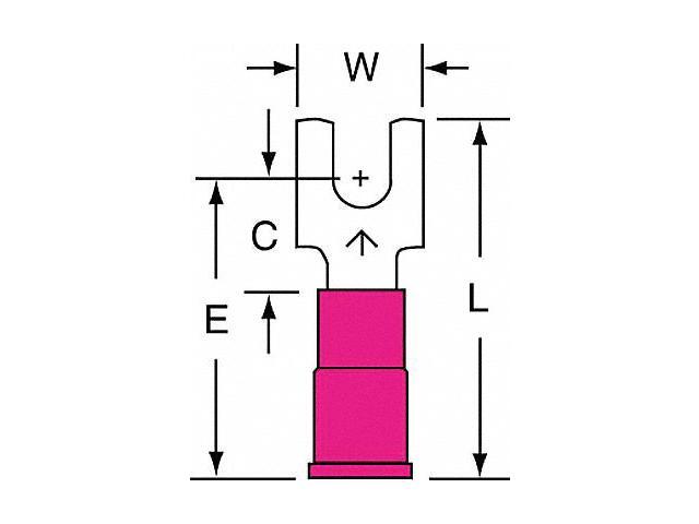 Click here for 3M BFV18-6Q Fork Terminal  #6 Stud Size  18 AWG  6... prices