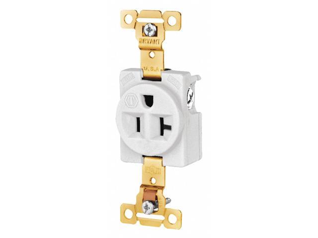 Click here for BRYANT 5361W Straight Blade Receptacle  5-20R  20... prices