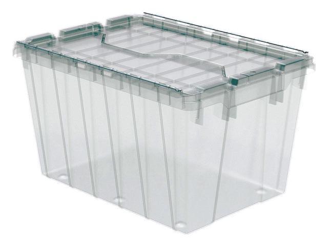 Click here for Akro-mils Attached Lid Container  Clear  12-1/2H x... prices