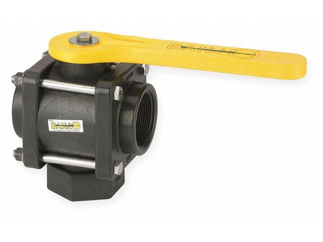 Click here for BANJO V200BL 2 FNPT Polypropylene Ball Valve 3-Way prices