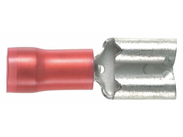 Click here for Panduit Female Disconnect Red 22-18AWG PK100 DNF18... prices