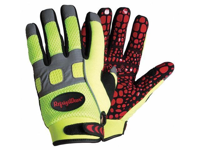 Click here for Cold Protection Gloves Fleece Lined L Lime REFRIGI... prices