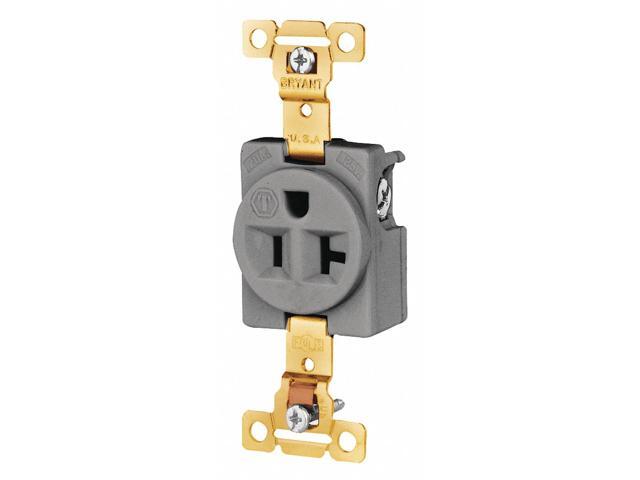 Click here for BRYANT 5361GRY Straight Blade Receptacle  5-20R  2... prices