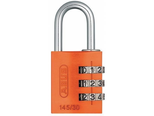 Click here for ABUS 145/30 Orange Combination Padlock  Side  Blac... prices