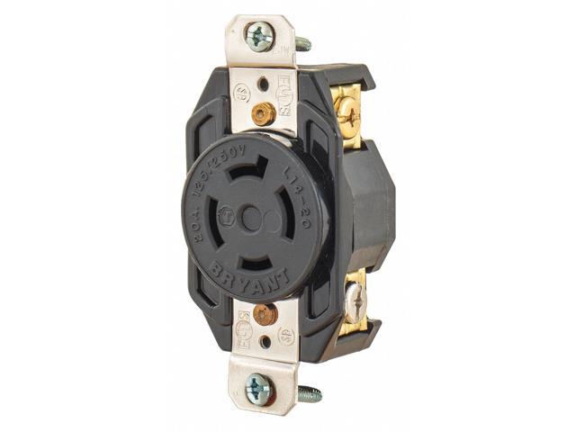 Click here for Bryant Locking Receptacle Black Nylon 71420FR prices