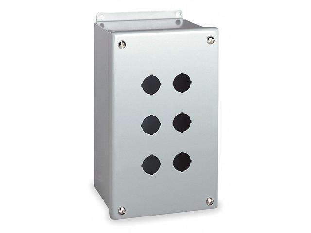 Click here for WIEGMANN PBGX6 Pushbutton Enclosure 22mm 6 Holes S... prices
