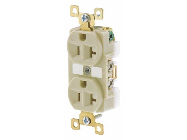 Click here for 20A Duplex Receptacle 125VAC 5-20R IV BRYANT 5362I prices