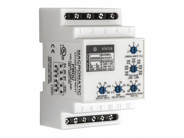 Click here for MACROMATIC PMD575 3 Phase Monitor Relay DPDT 600VA... prices