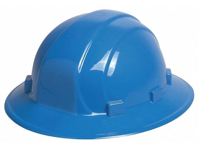 Click here for ERB SAFETY 19916 Hard Hat Full Brim Blue  6-pt. Ra... prices