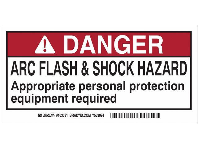 Click here for BRADY 103531 Arc Flash Protection Labl 2inHx4inW P... prices