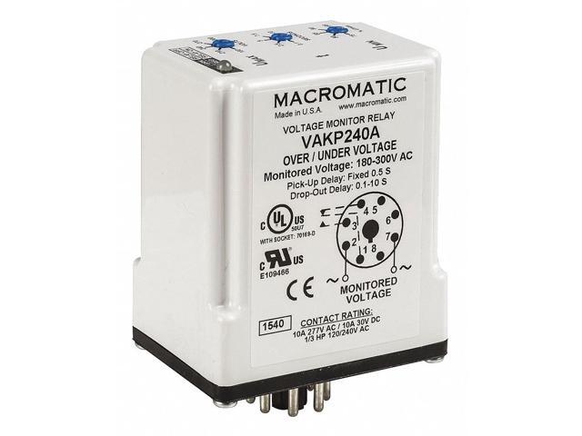 Click here for MACROMATIC VAKP012D Voltage Sensing Relay  Octal B... prices