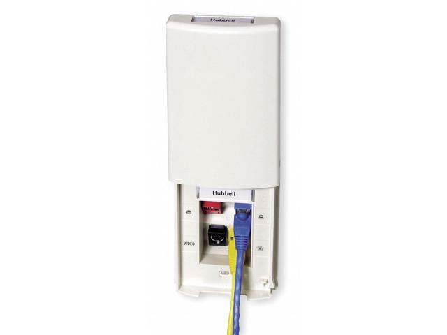 Click here for HUBBELL PREMISE WIRING TPF1OW Wall Plate 4port 1ga... prices