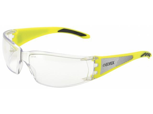 Click here for ELVEX SG-53C Safety Glasses  Wraparound Clear Poly... prices