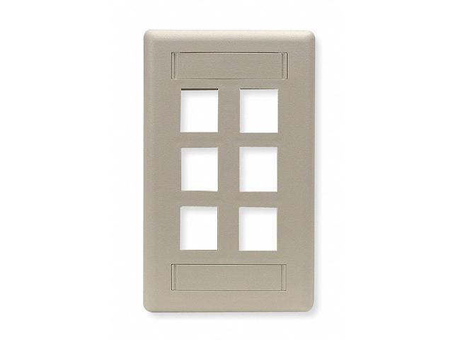Click here for HUBBELL PREMISE WIRING IFP16EI Wall Plate 6 Port prices
