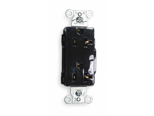 Click here for HUBBELL WIRING DEVICE-KELLEMS DR20BLK Receptacle... prices