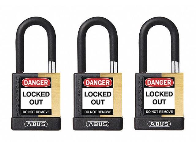 Click here for ABUS 20064 Keyed Padlock 3/4W x1-1/2H Shackle PK3 prices